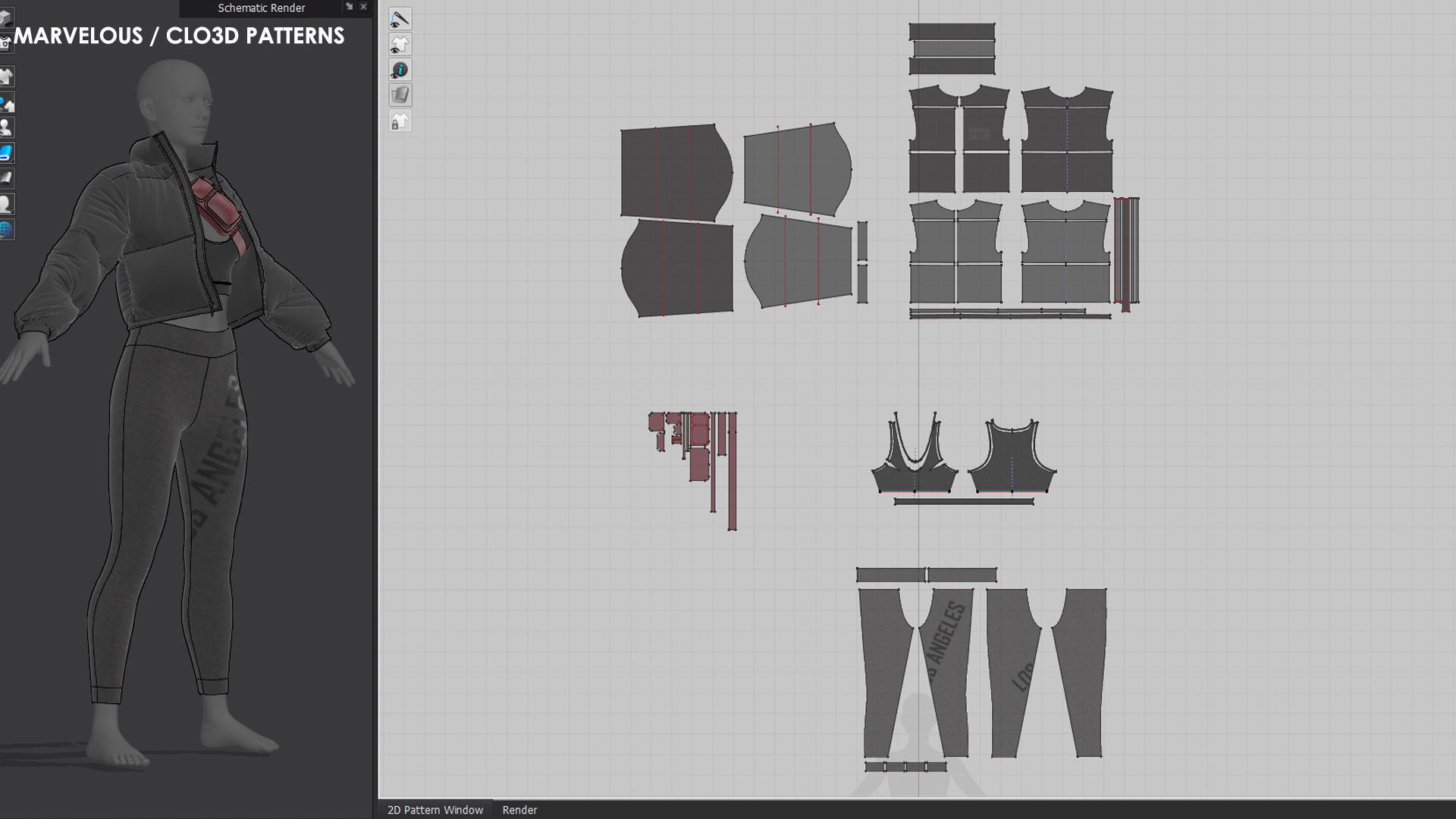 10 Outfits VOL 1 - Marvelous - CLO Project file 3D model | CGTrader