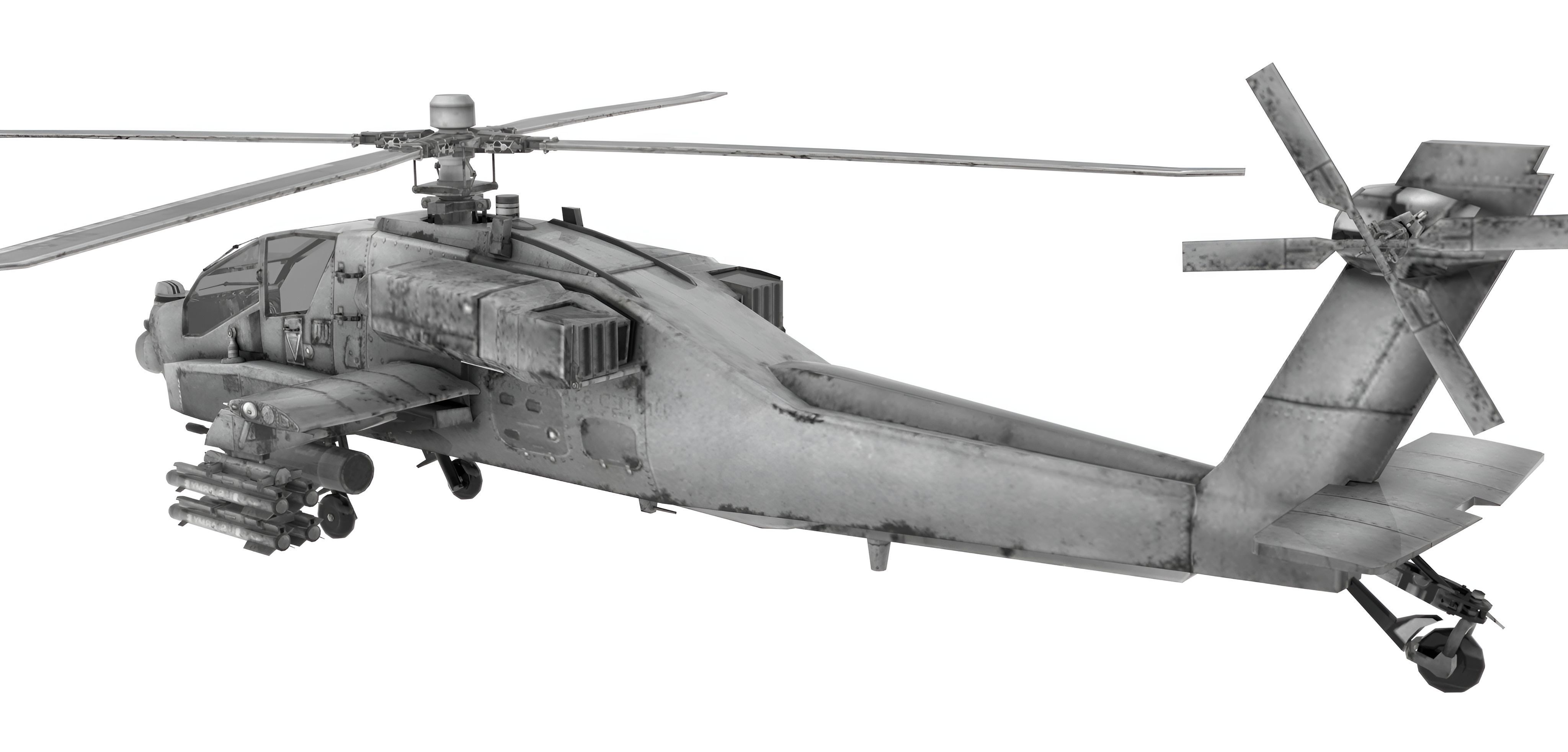 Apache AH-64D free 3D model | CGTrader