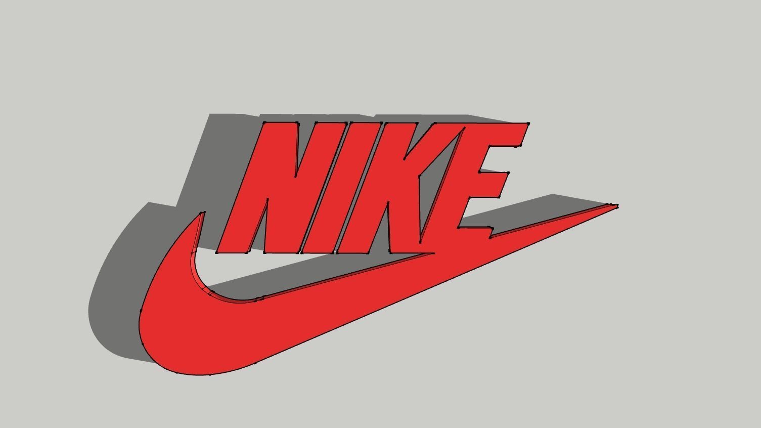 Nike Logo 3D model 3D printable | CGTrader