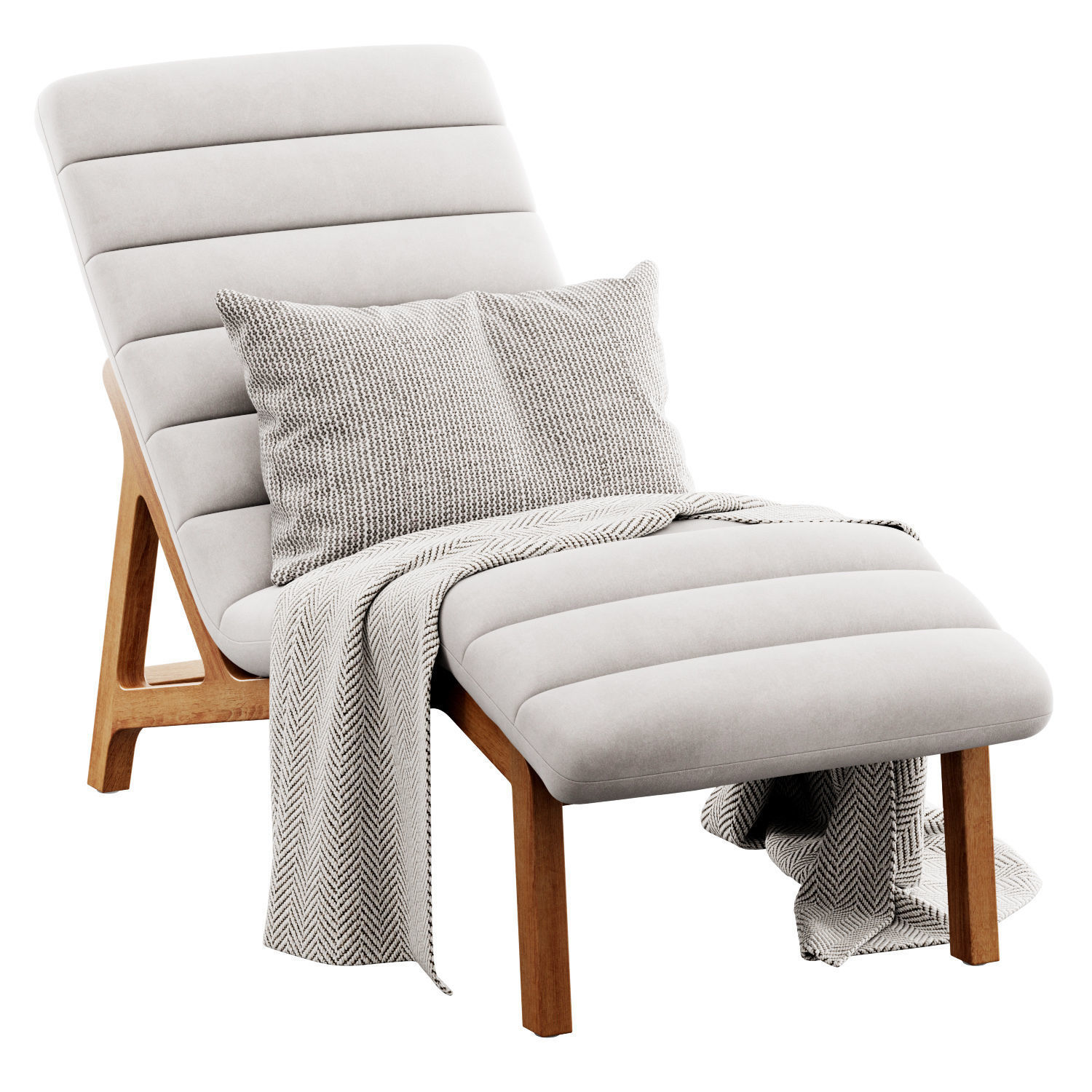 Pierre Chaise Lounge Chair by Mercana 3D model | CGTrader