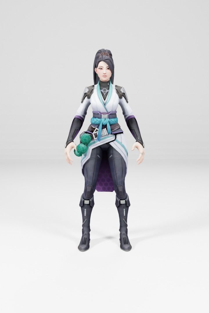 Sage Agent Valorant 3D model animated | CGTrader