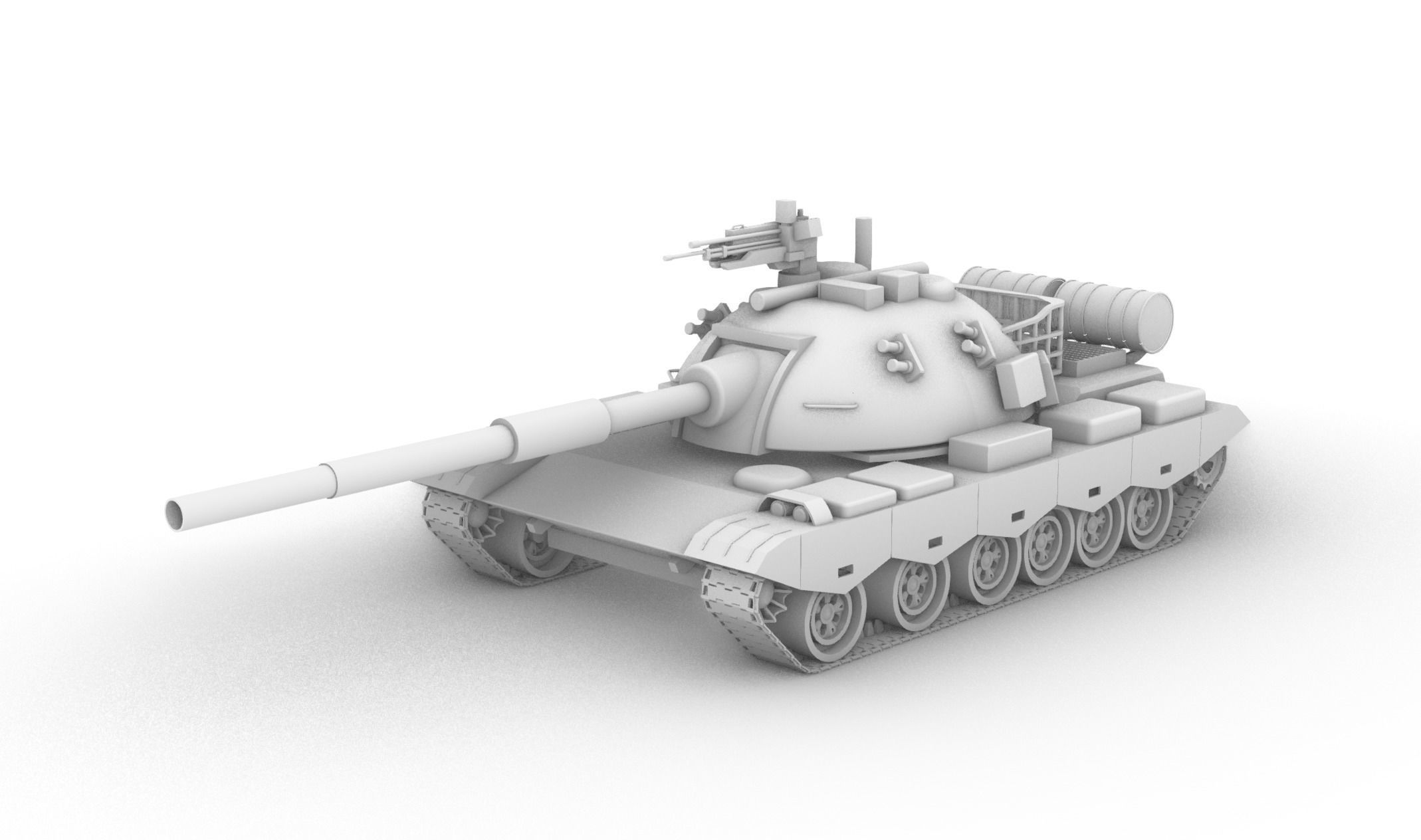 Type 88 Battle Tank 3D model | CGTrader