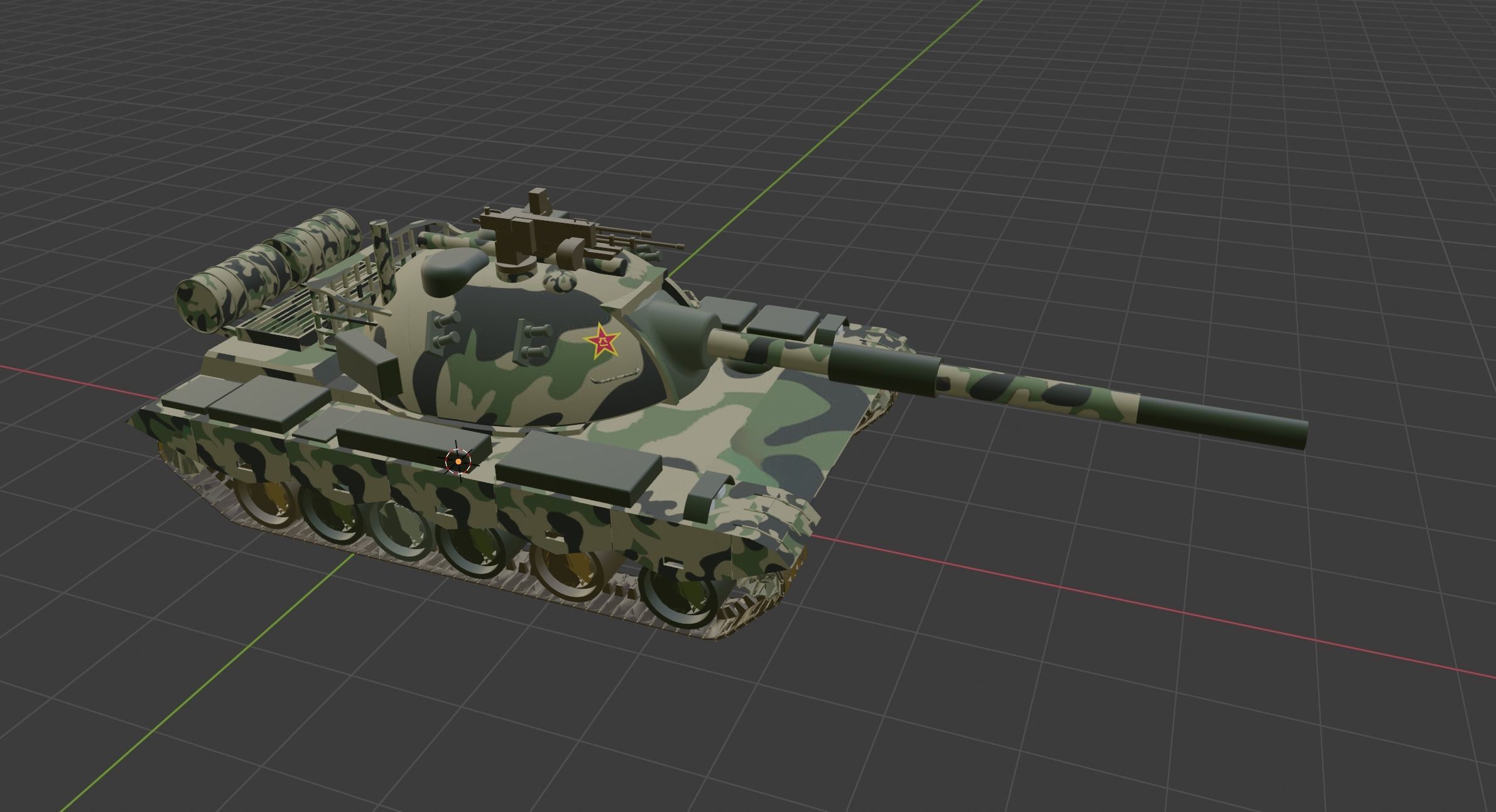 Type 88 Battle Tank 3D model | CGTrader