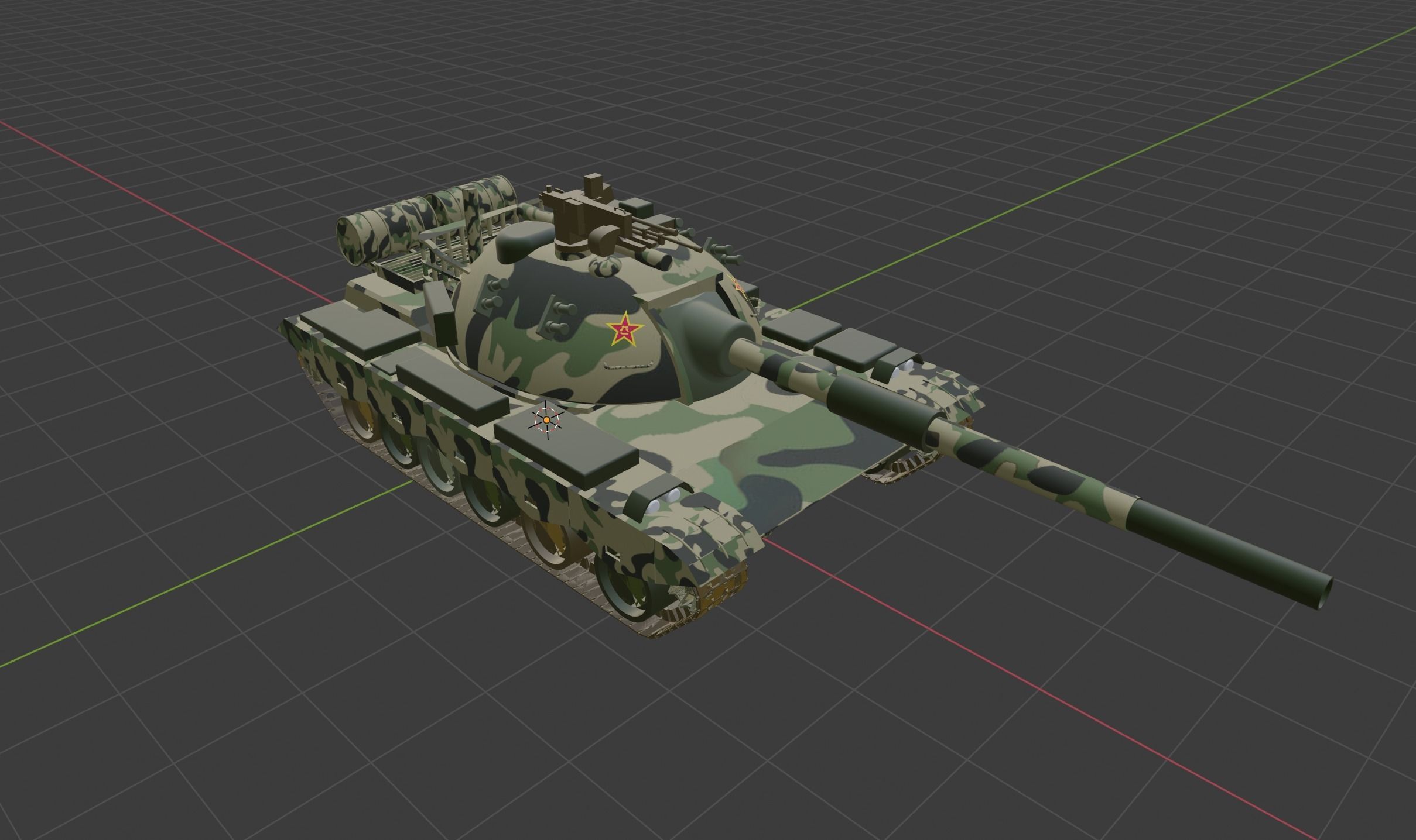 Type 88 Battle Tank 3D model | CGTrader