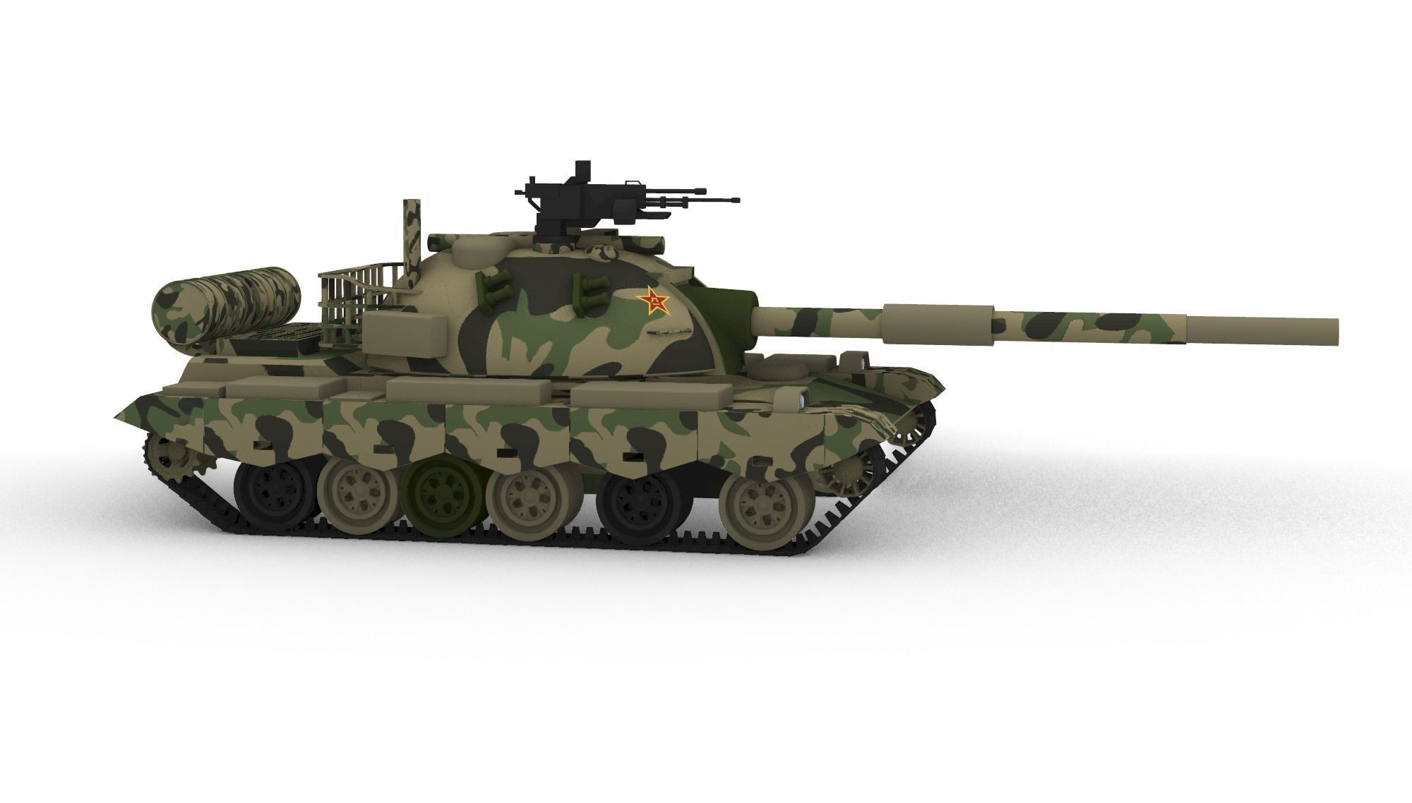 Type 88 Battle Tank 3D model | CGTrader