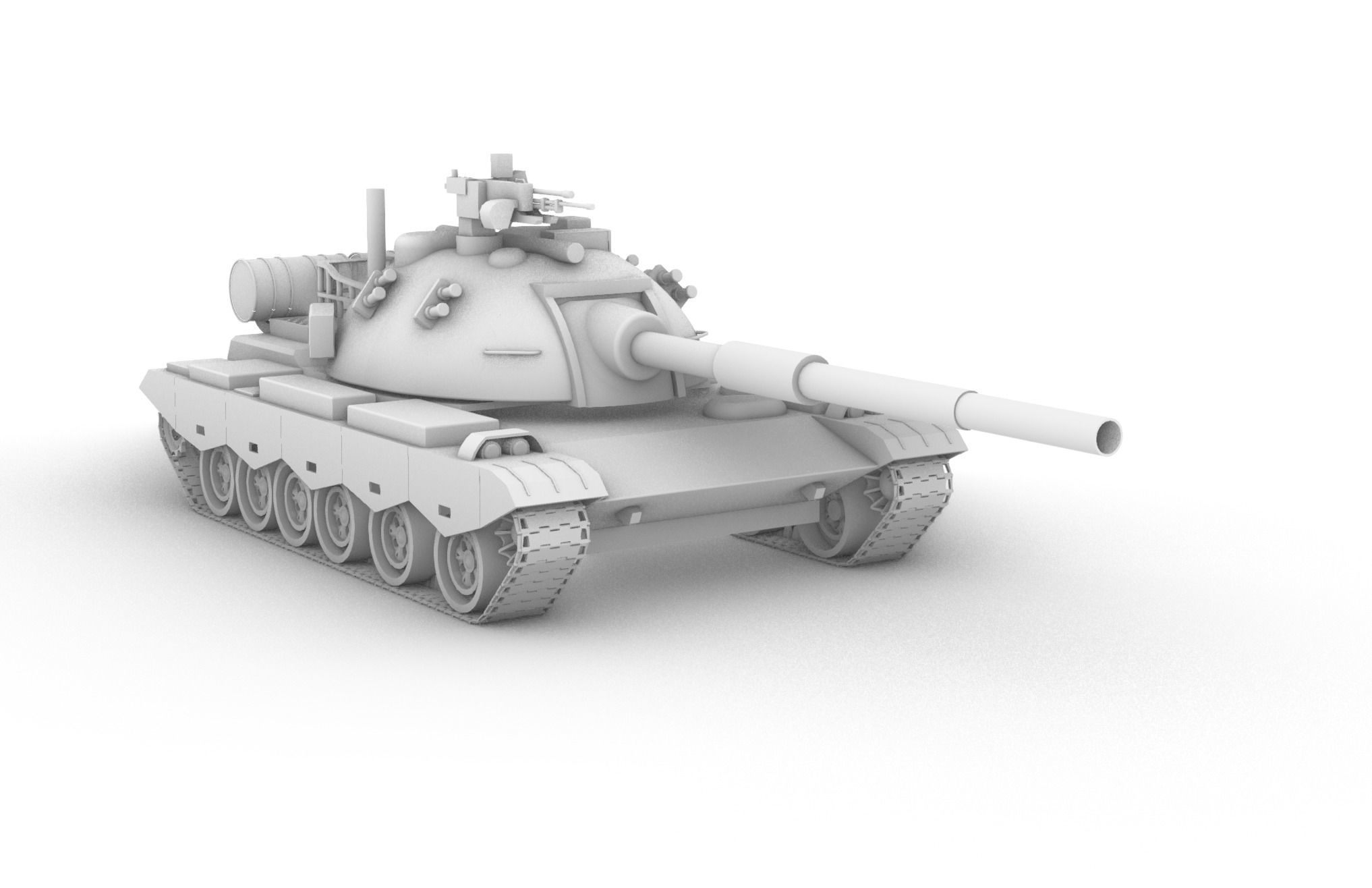 Type 88 Battle Tank 3D model | CGTrader