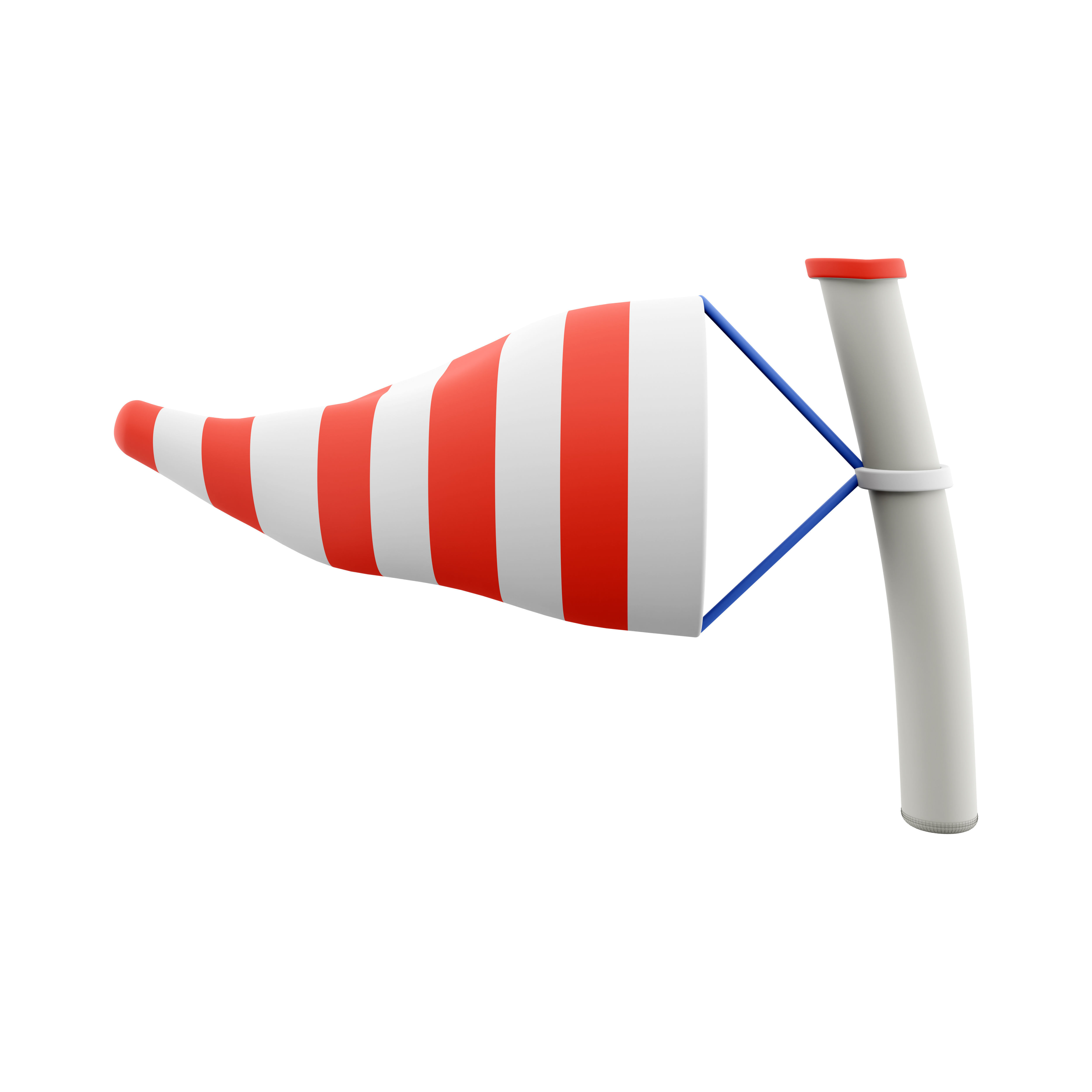 3d windsock cartoon icon 3D model | CGTrader