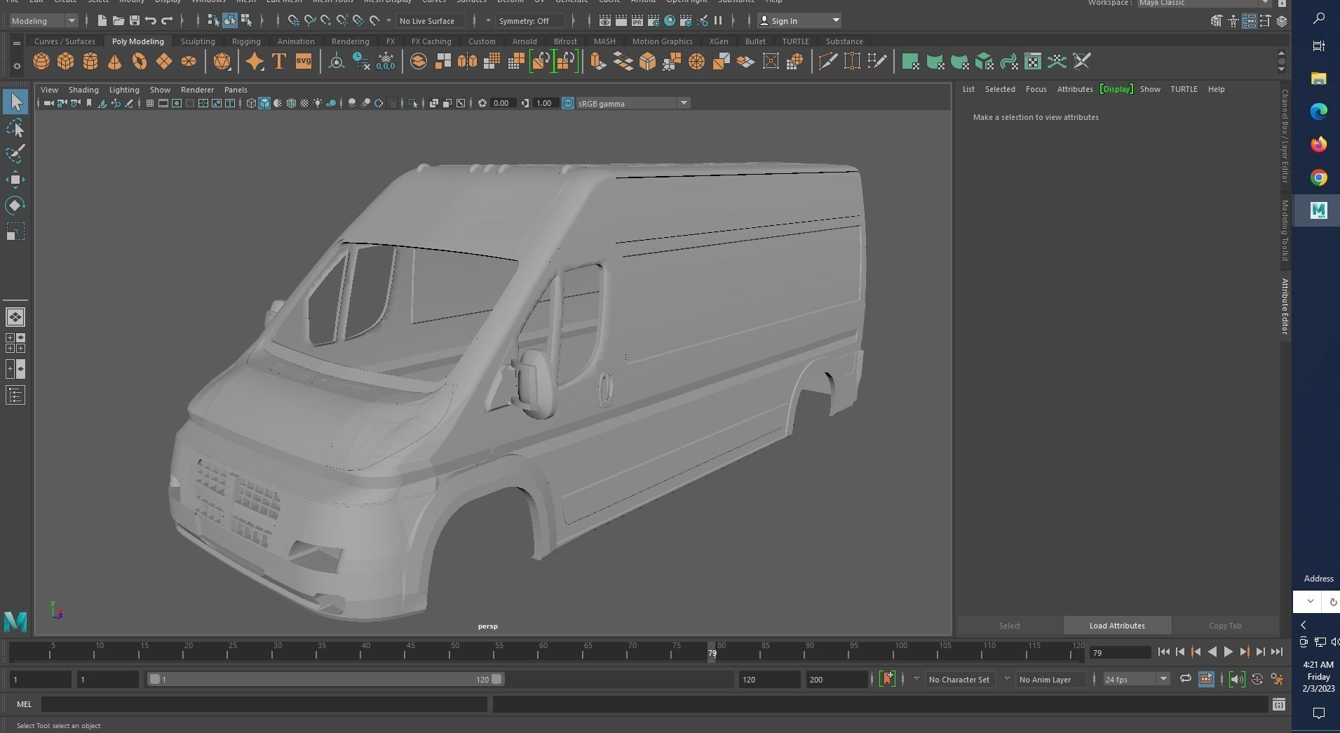 Dodge ram promaster 3D model 3D printable | CGTrader