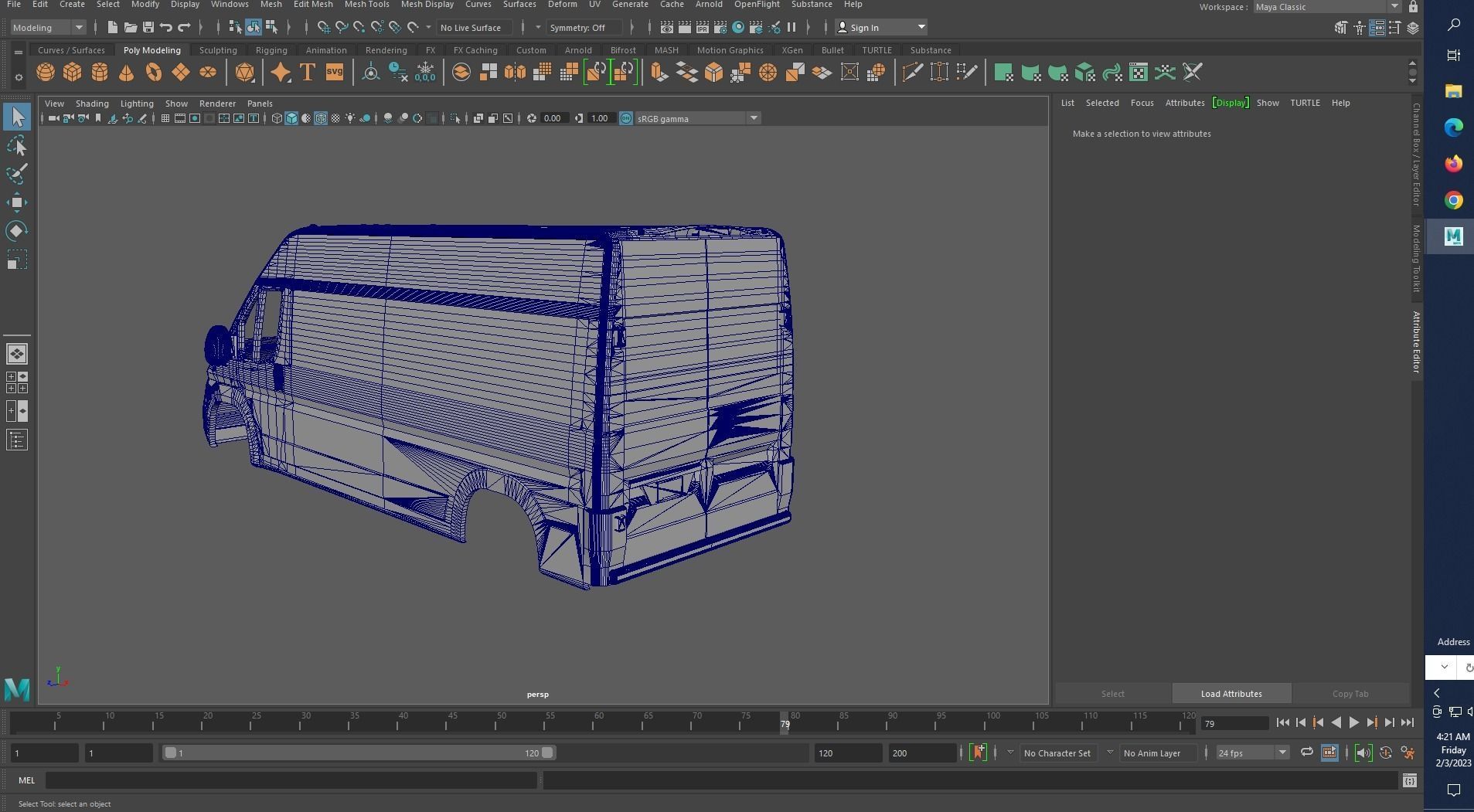 Dodge ram promaster 3D model 3D printable | CGTrader