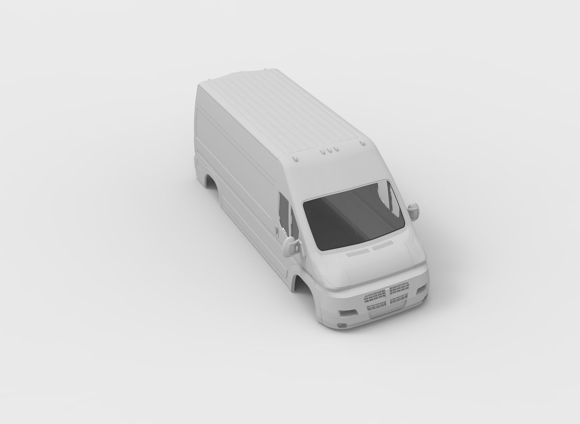 Dodge ram promaster 3D model 3D printable | CGTrader