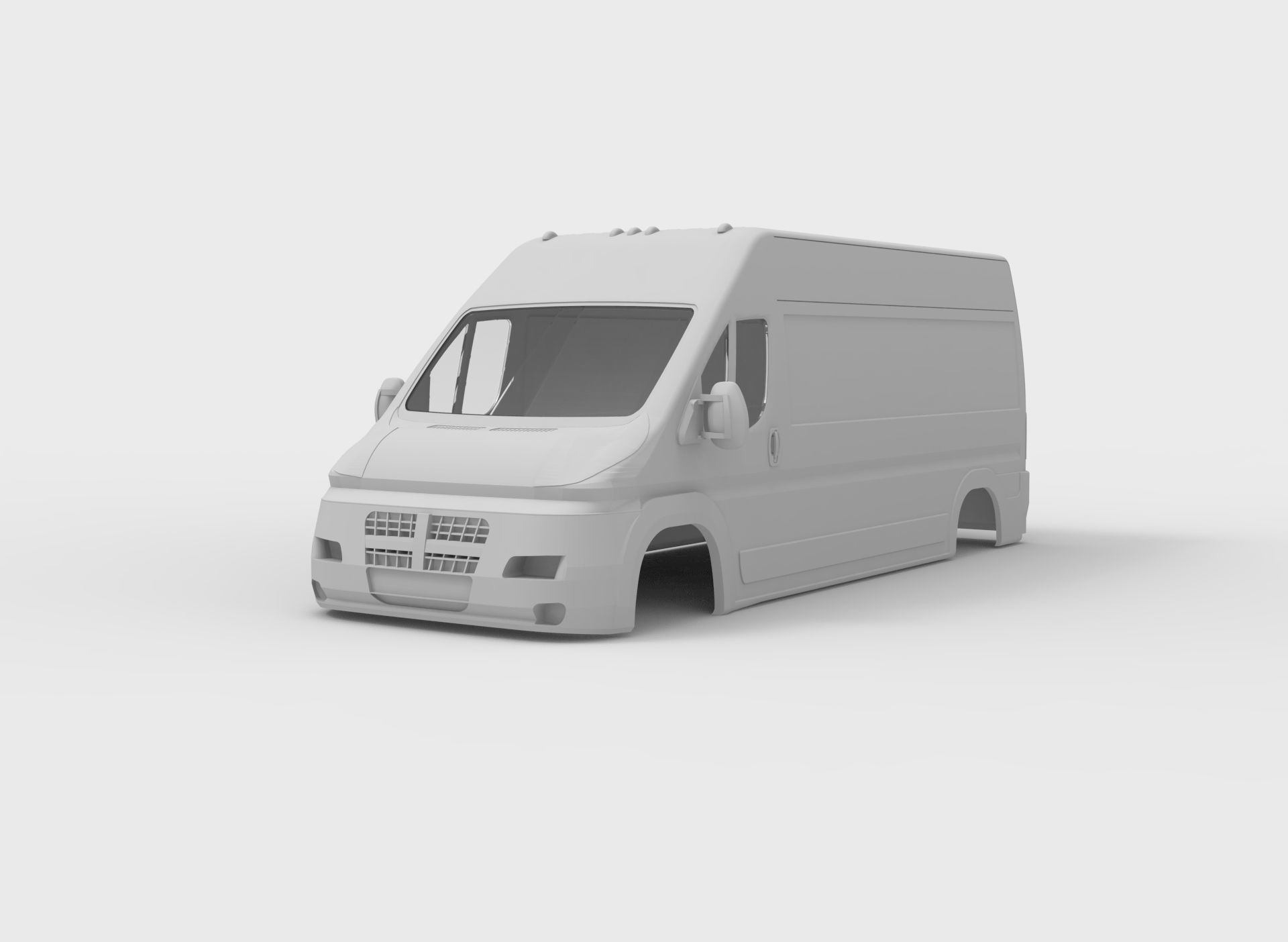 Dodge ram promaster 3D model 3D printable | CGTrader