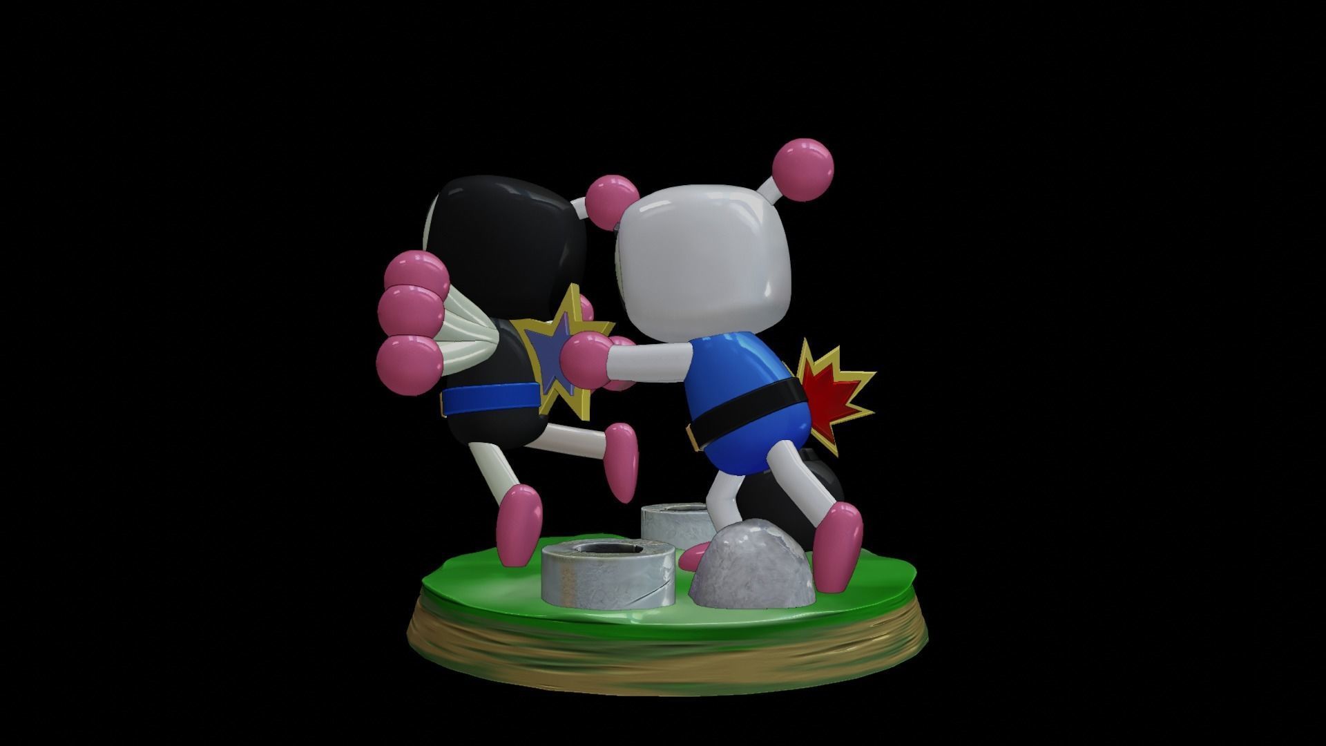Bomberman Diorama 3D model 3D printable | CGTrader