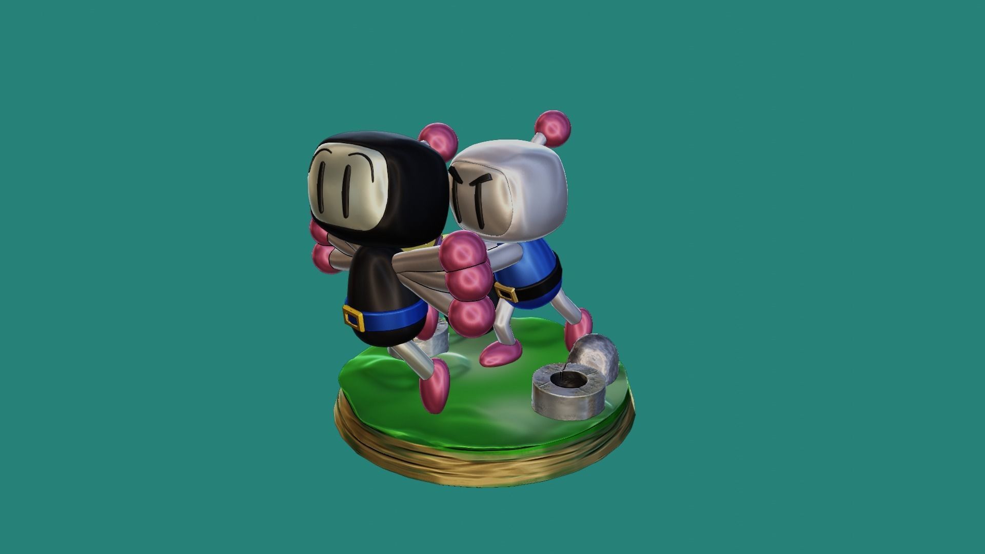 Bomberman Diorama 3D model 3D printable | CGTrader