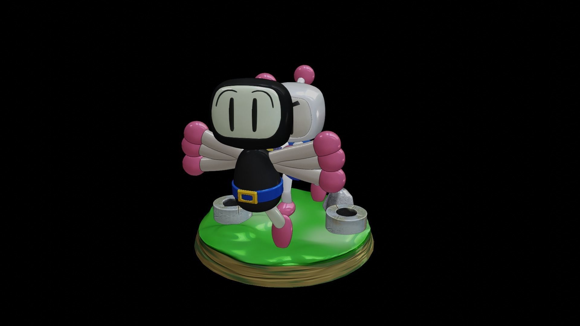 Bomberman Diorama 3D model 3D printable | CGTrader