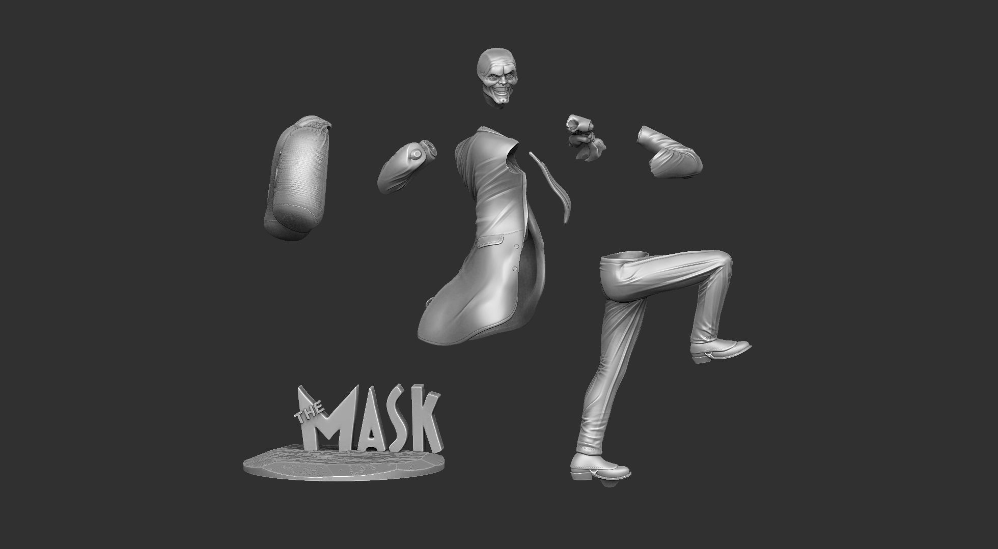 THE MASK FOR 3D PRINT STL 3D model 3D printable | CGTrader