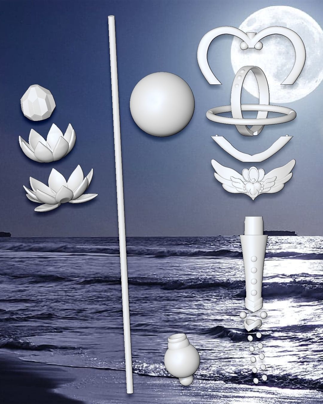 SAILOR MOON ETERNAL TIARE 3D model 3D printable | CGTrader