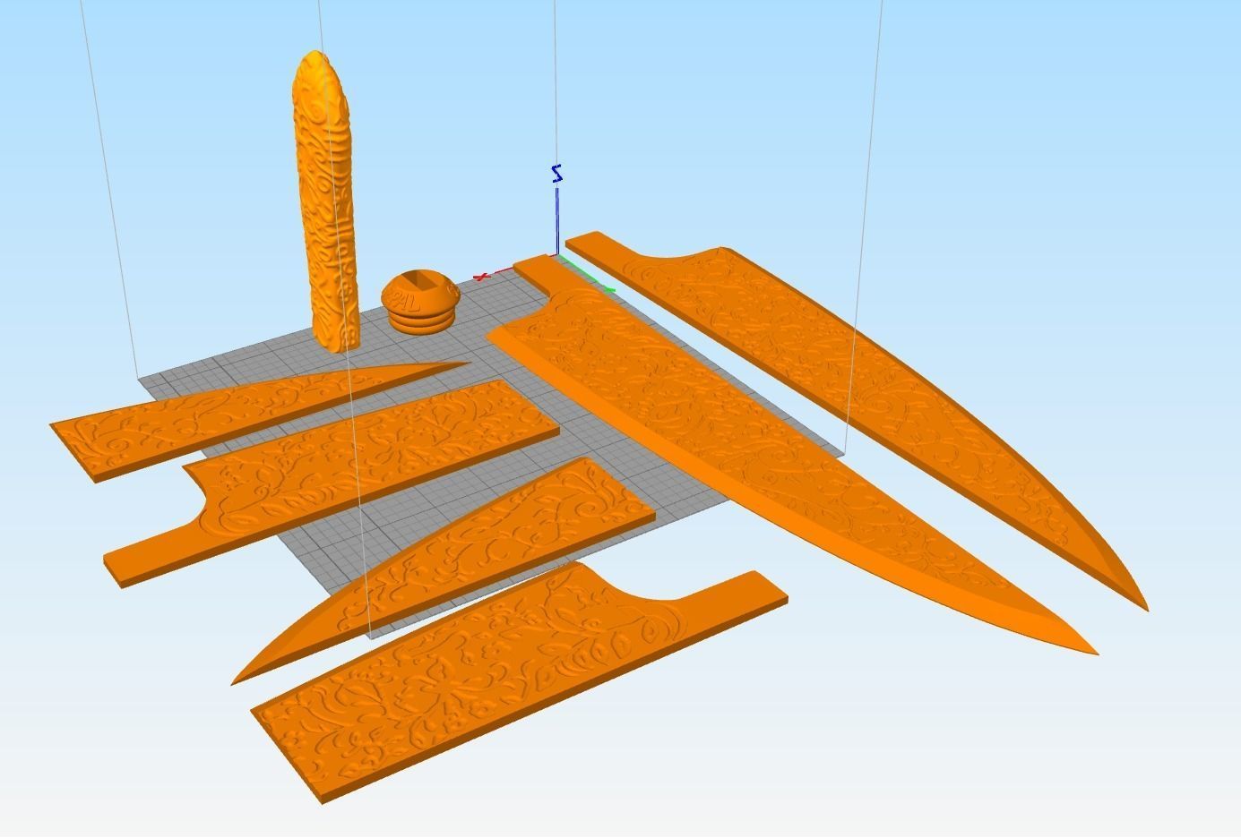 VORPAL BLADE ALICE MADNESS 3D model 3D printable | CGTrader