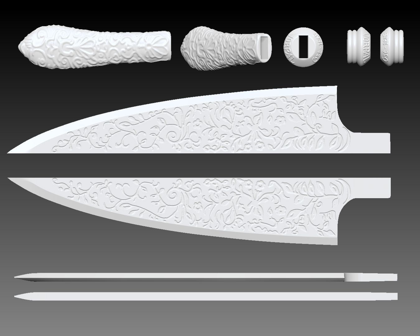 VORPAL BLADE ALICE MADNESS 3D model 3D printable | CGTrader