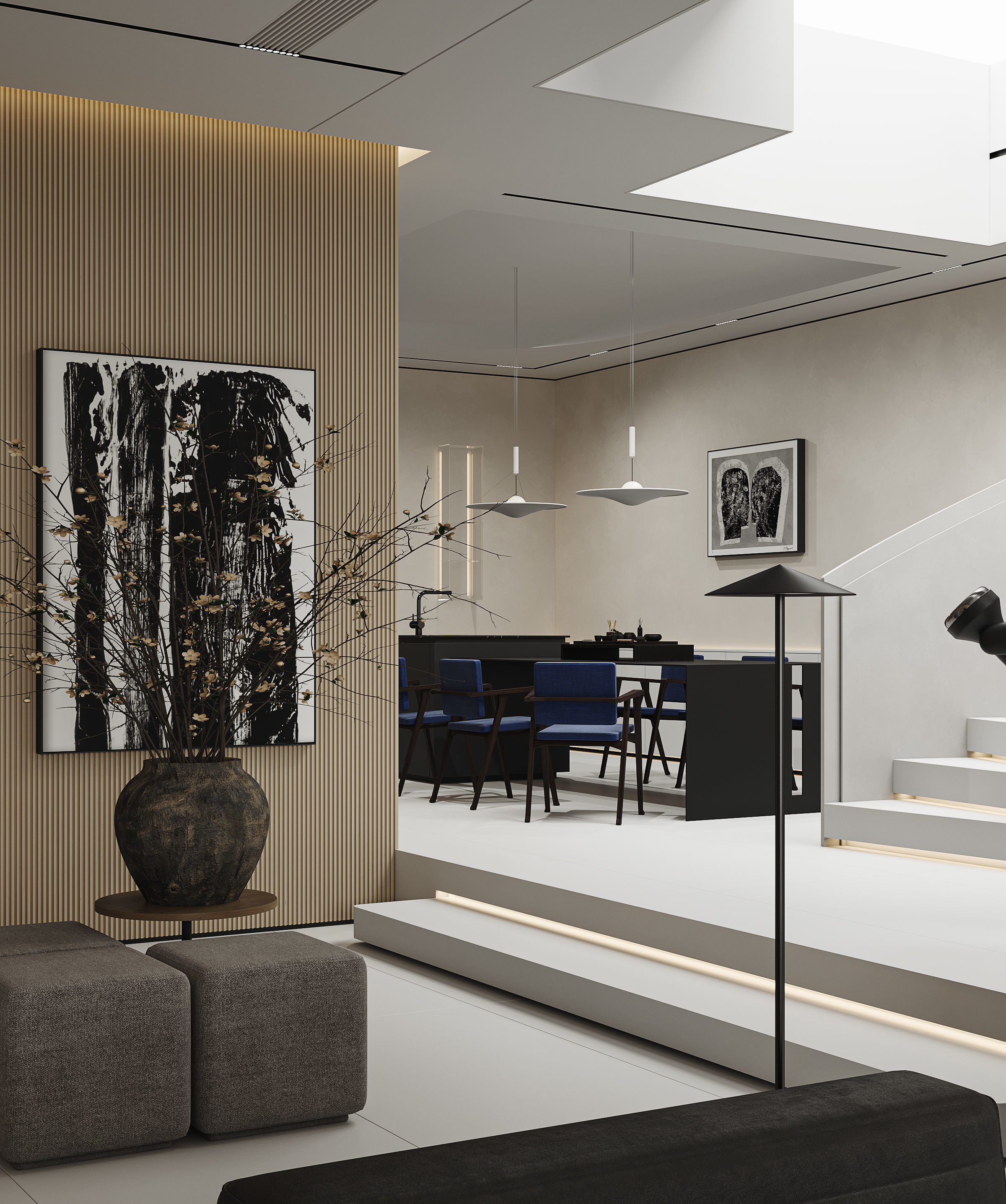 Minimalist style 3D model 3D model | CGTrader