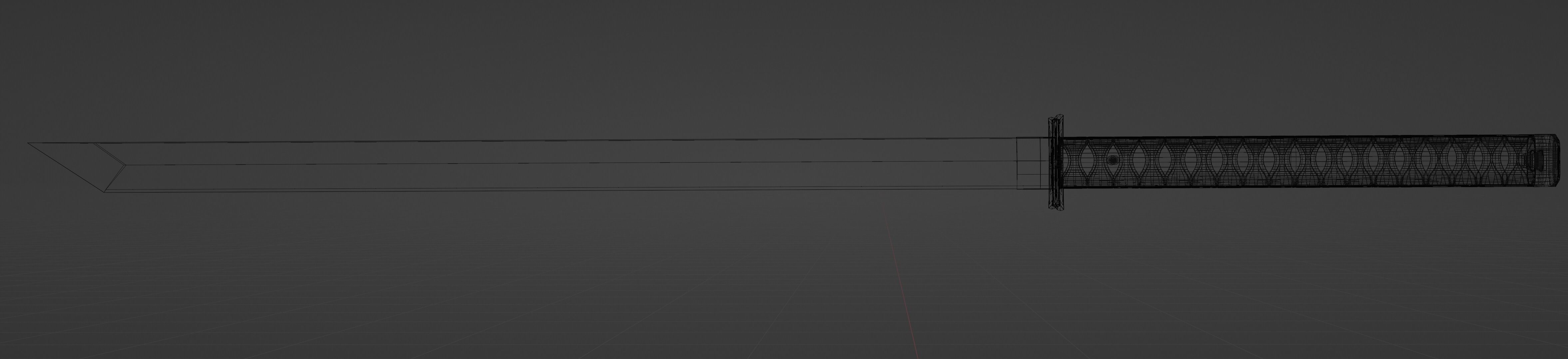 Ninja Sword - Blender 3D Model 3D model rigged | CGTrader