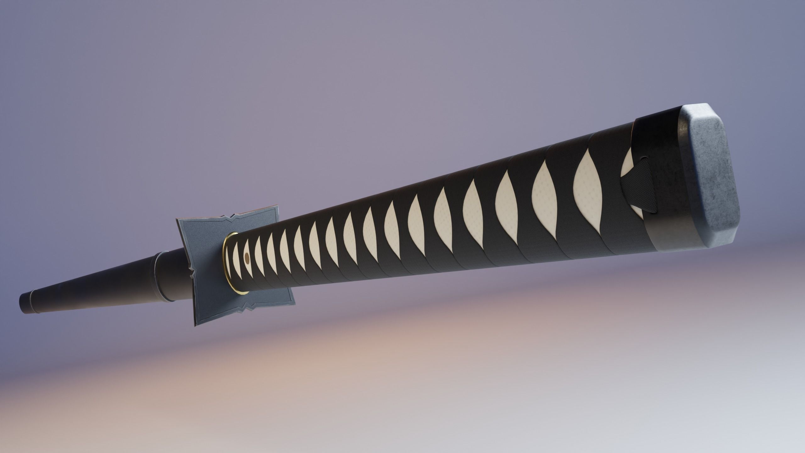 Ninja Sword - Blender 3D Model 3D model rigged | CGTrader