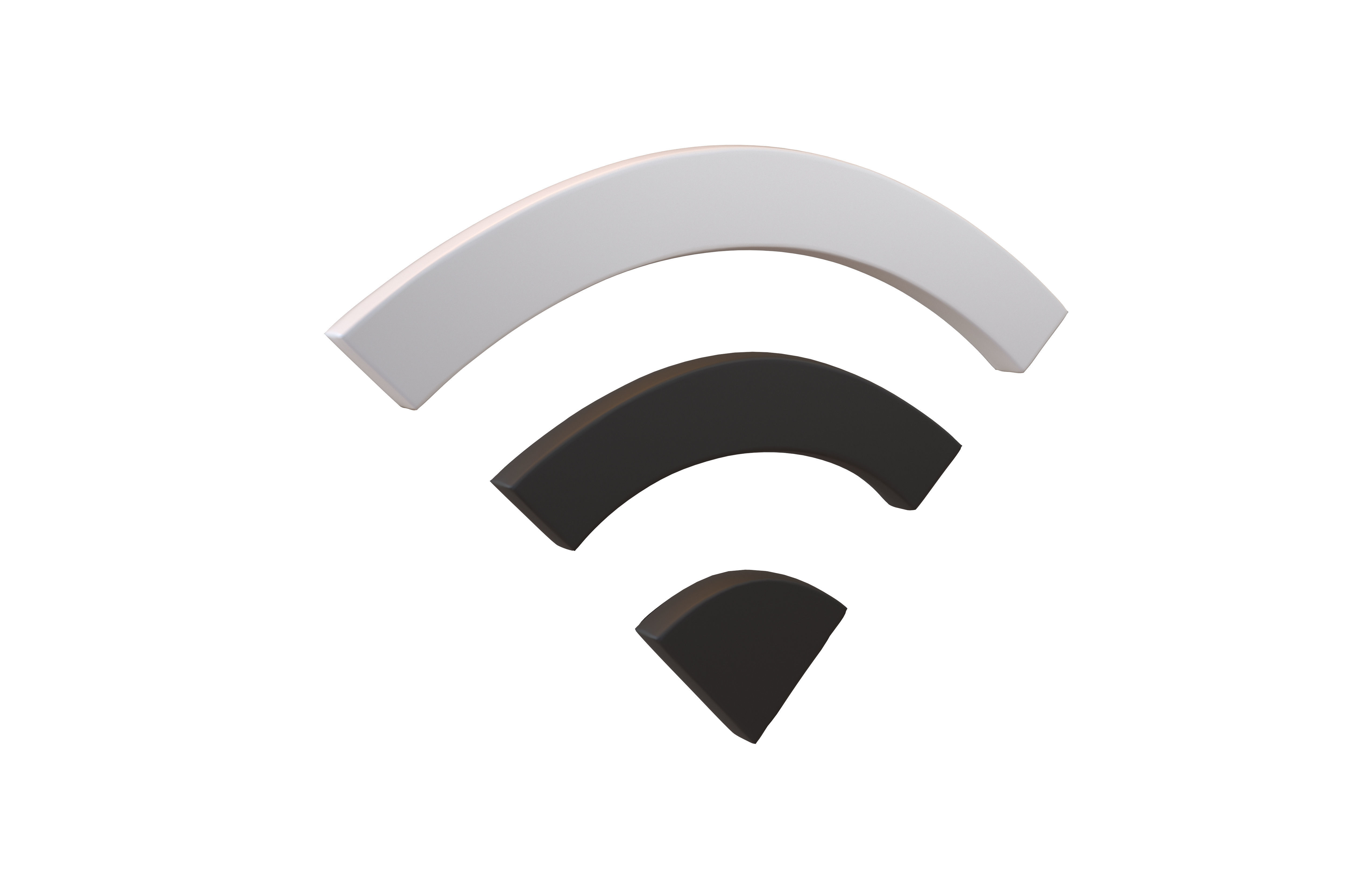 3D model Wifi Symbol v1 009 VR / AR / low-poly | CGTrader