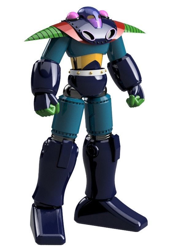 mazinger villain briver a3 mechanical beast 3d printing model 3D model ...