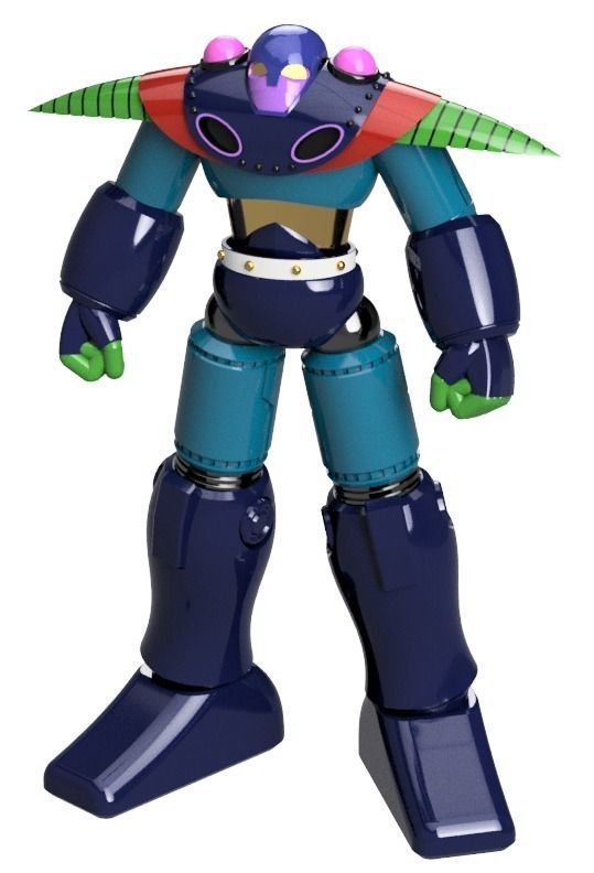 mazinger villain briver a3 mechanical beast 3d printing model 3D model ...