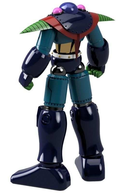 mazinger villain briver a3 mechanical beast 3d printing model 3D model ...