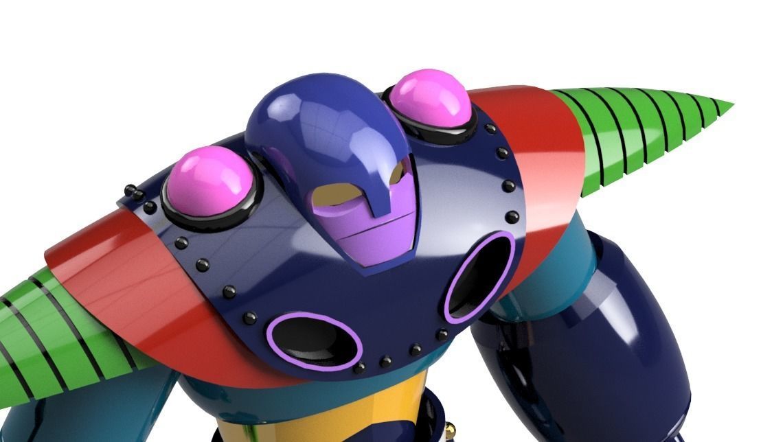 mazinger villain briver a3 mechanical beast 3d printing model 3D model ...