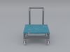 Small Metal Trolley free VR / AR / low-poly 3D model | CGTrader