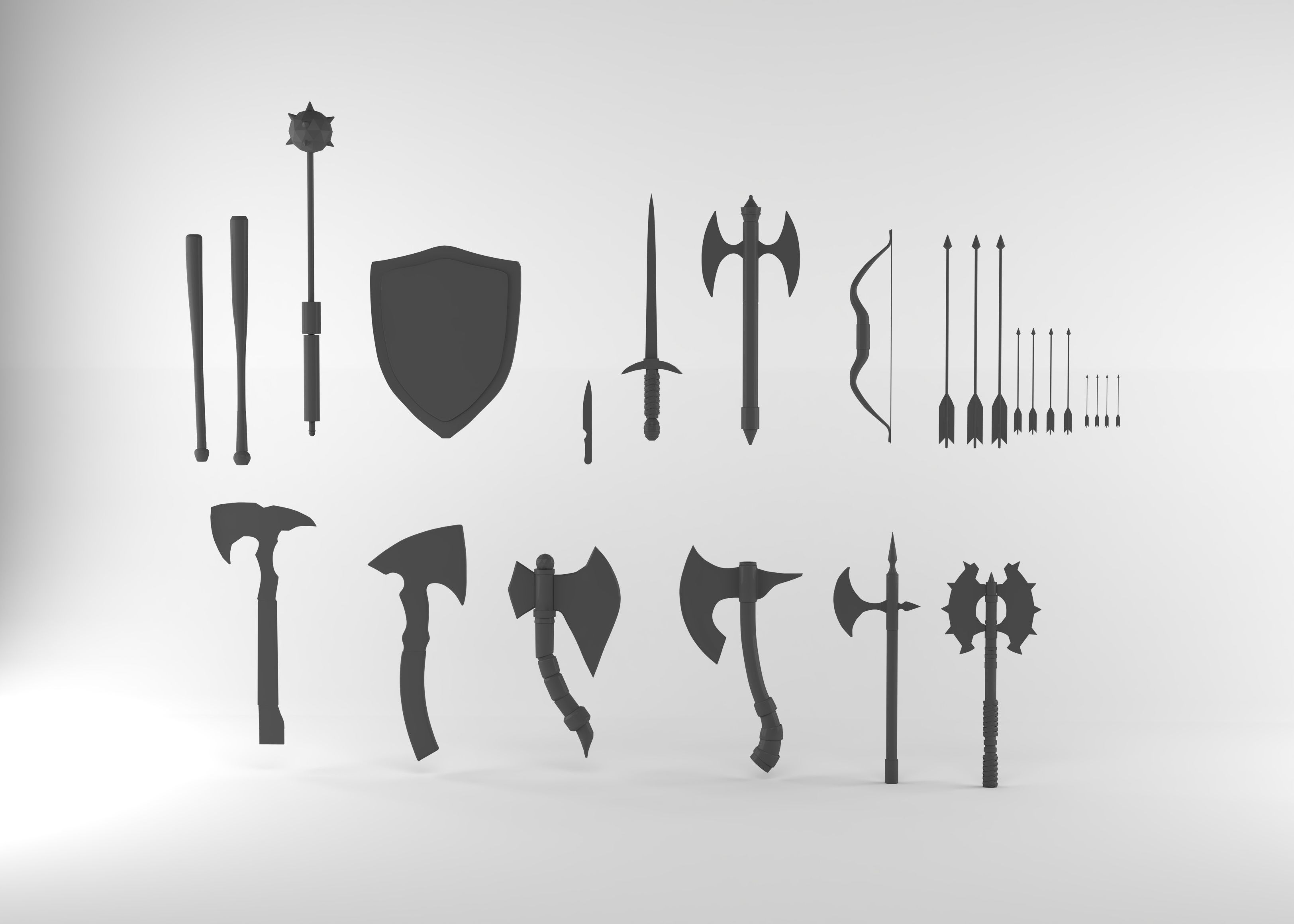 Melee 17The Base Mesh 3D model | CGTrader