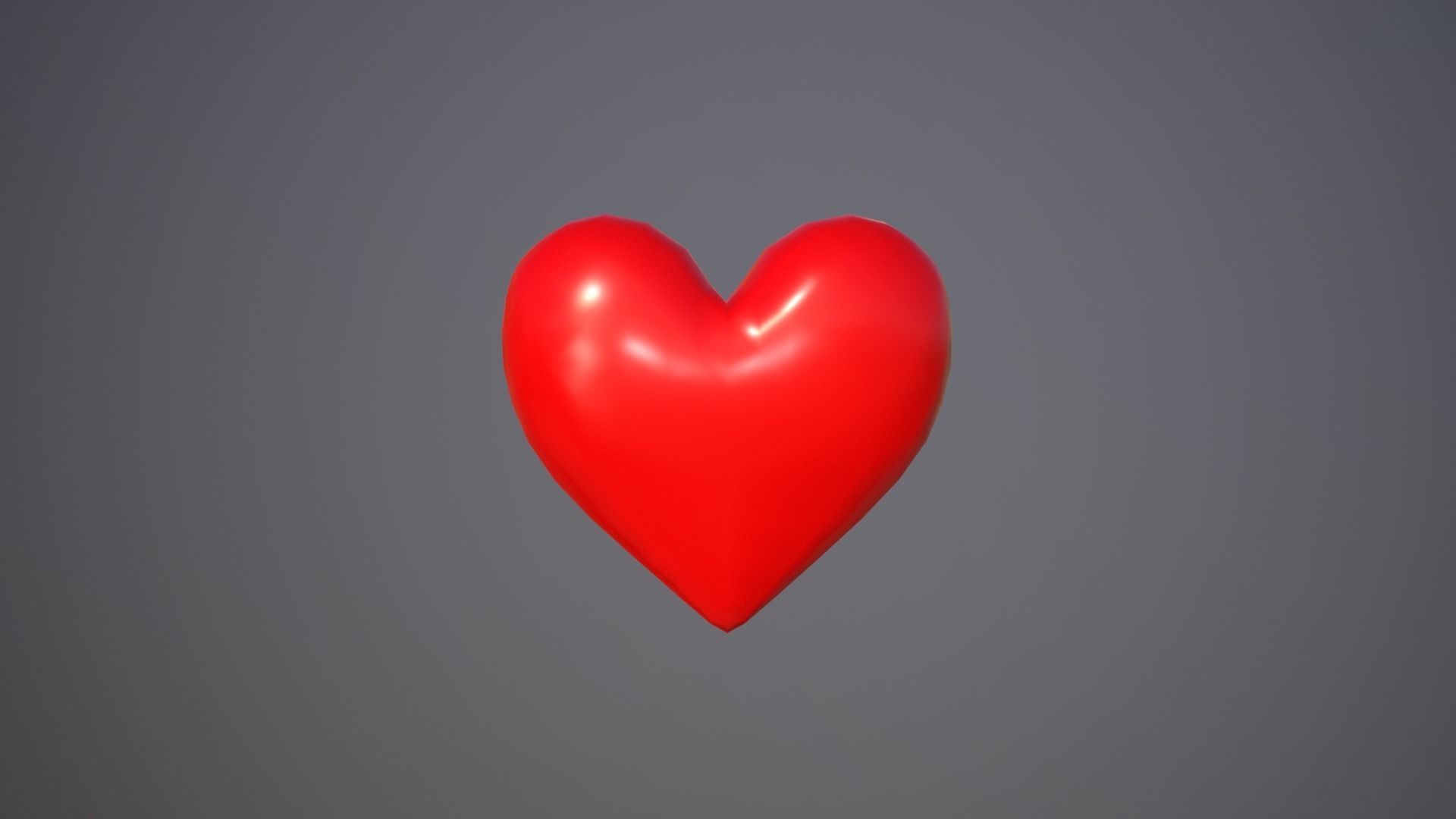 3D model Stylised Low Poly Heart VR / AR / low-poly | CGTrader