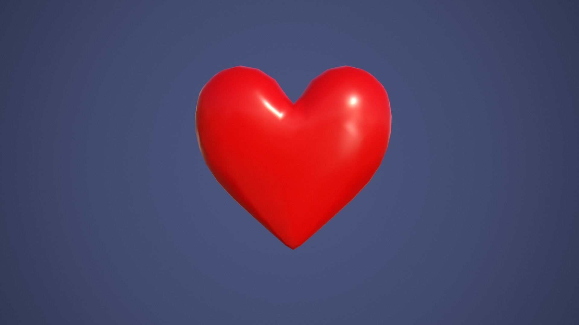 3D model Stylised Low Poly Heart VR / AR / low-poly | CGTrader