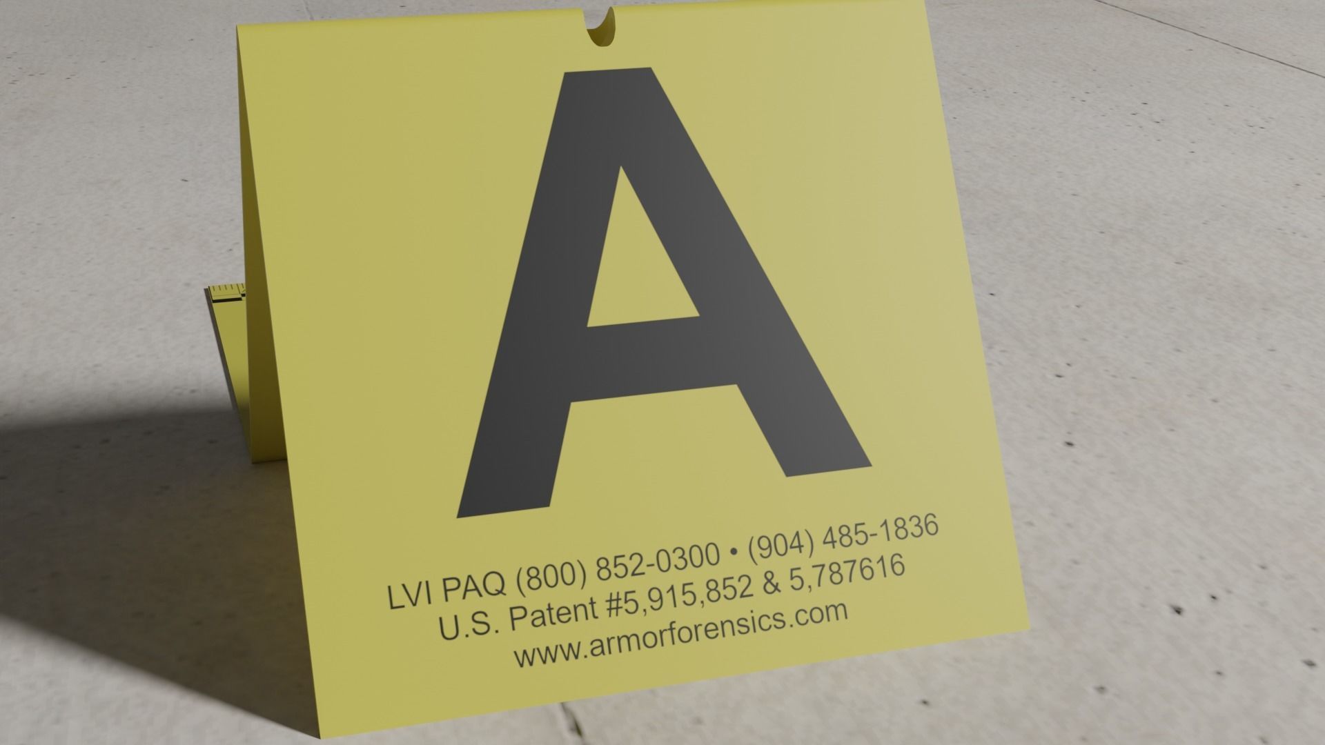 3D model Crime Scene - Evidence marker VR / AR / low-poly | CGTrader