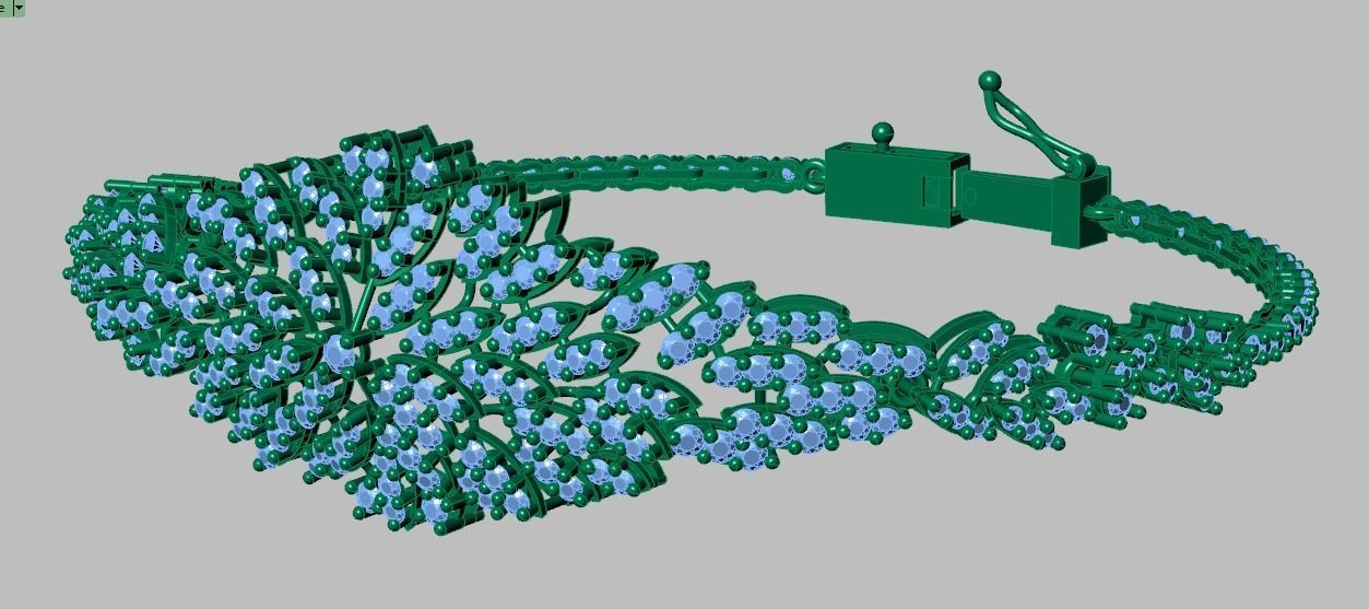 Exclusive Bracelet model 3D printable model 0047 3D model 3D printable | CGTrader