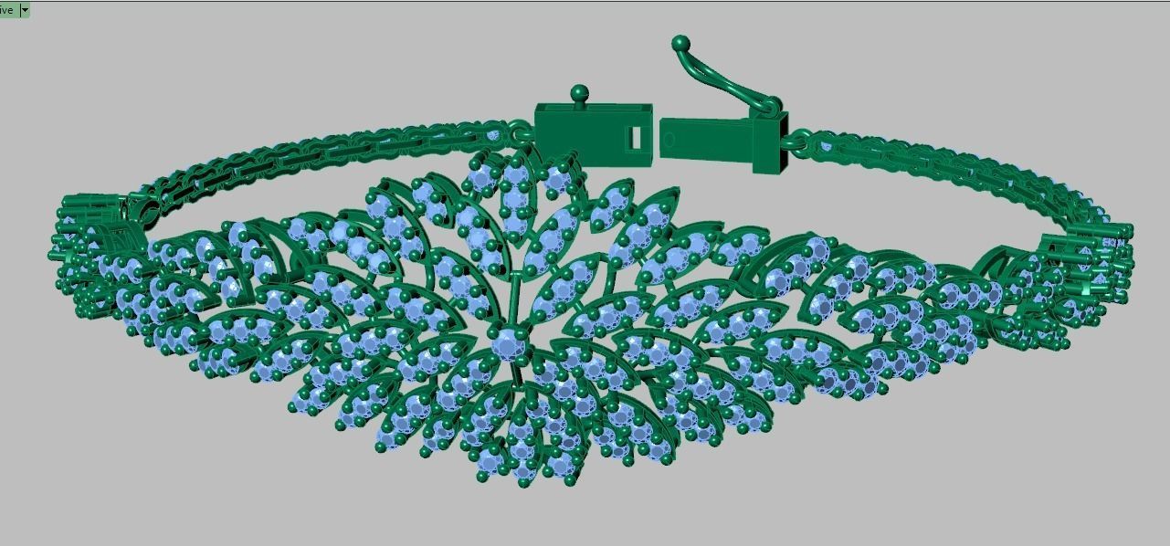 Exclusive Bracelet model 3D printable model 0047 3D model 3D printable | CGTrader