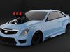 3D model Cadillac ATS-V Drag Racing Car VR / AR / low-poly | CGTrader