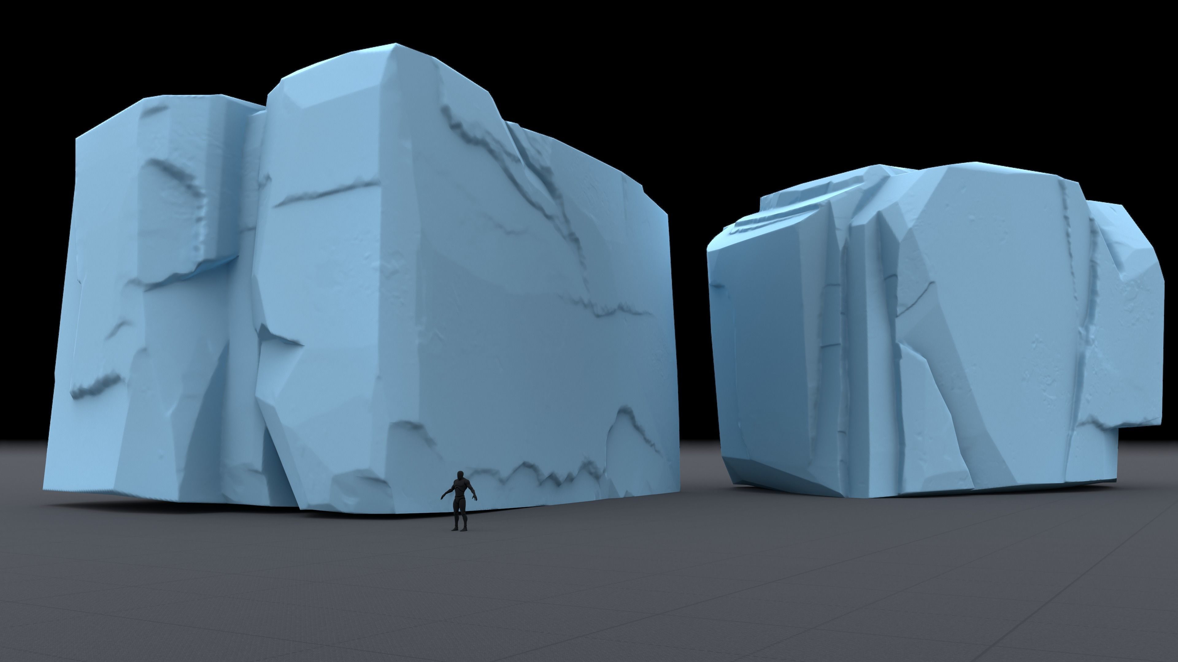 3D model Iceberg 3D model two icebergs VR / AR / low-poly | CGTrader
