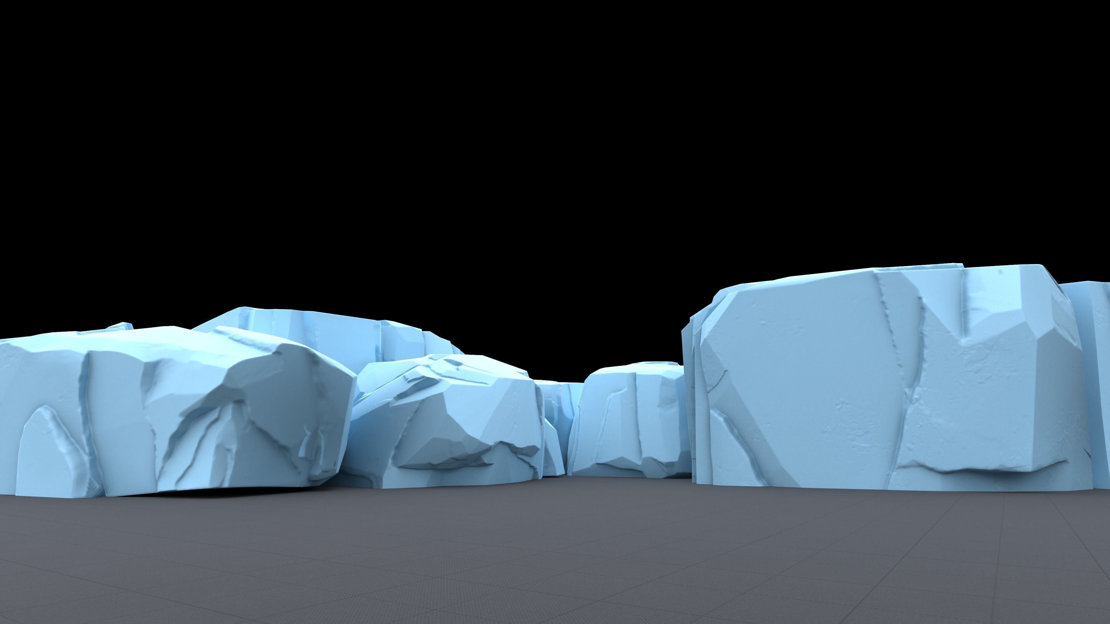 3D model Iceberg 3D model two icebergs VR / AR / low-poly | CGTrader
