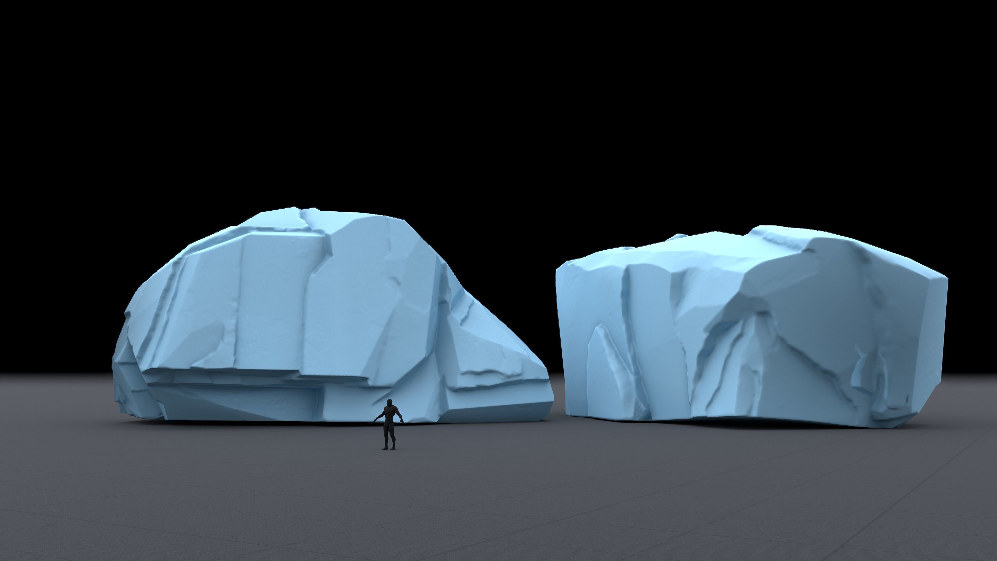 3D model Iceberg 3D model two icebergs VR / AR / low-poly | CGTrader
