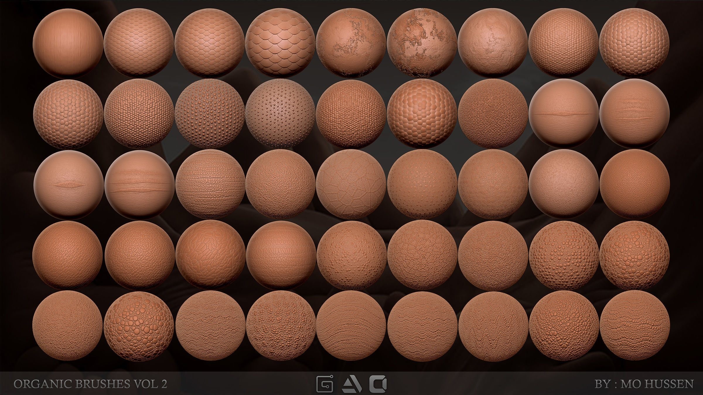 4K Brushes Skin Seamless and Tileable Texture | CGTrader