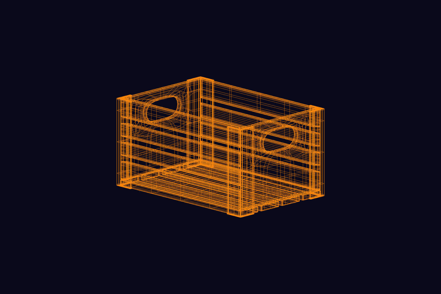Crate Container 3D model | CGTrader