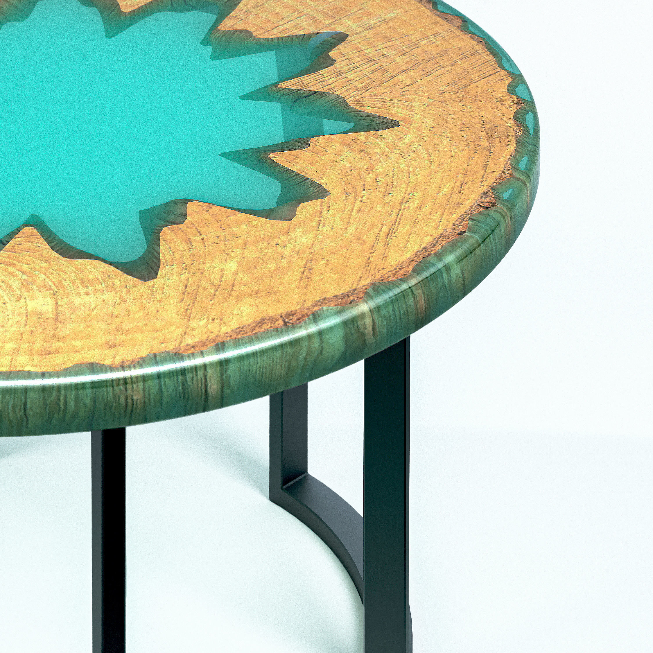 Epoksi Table 01 3D model | CGTrader