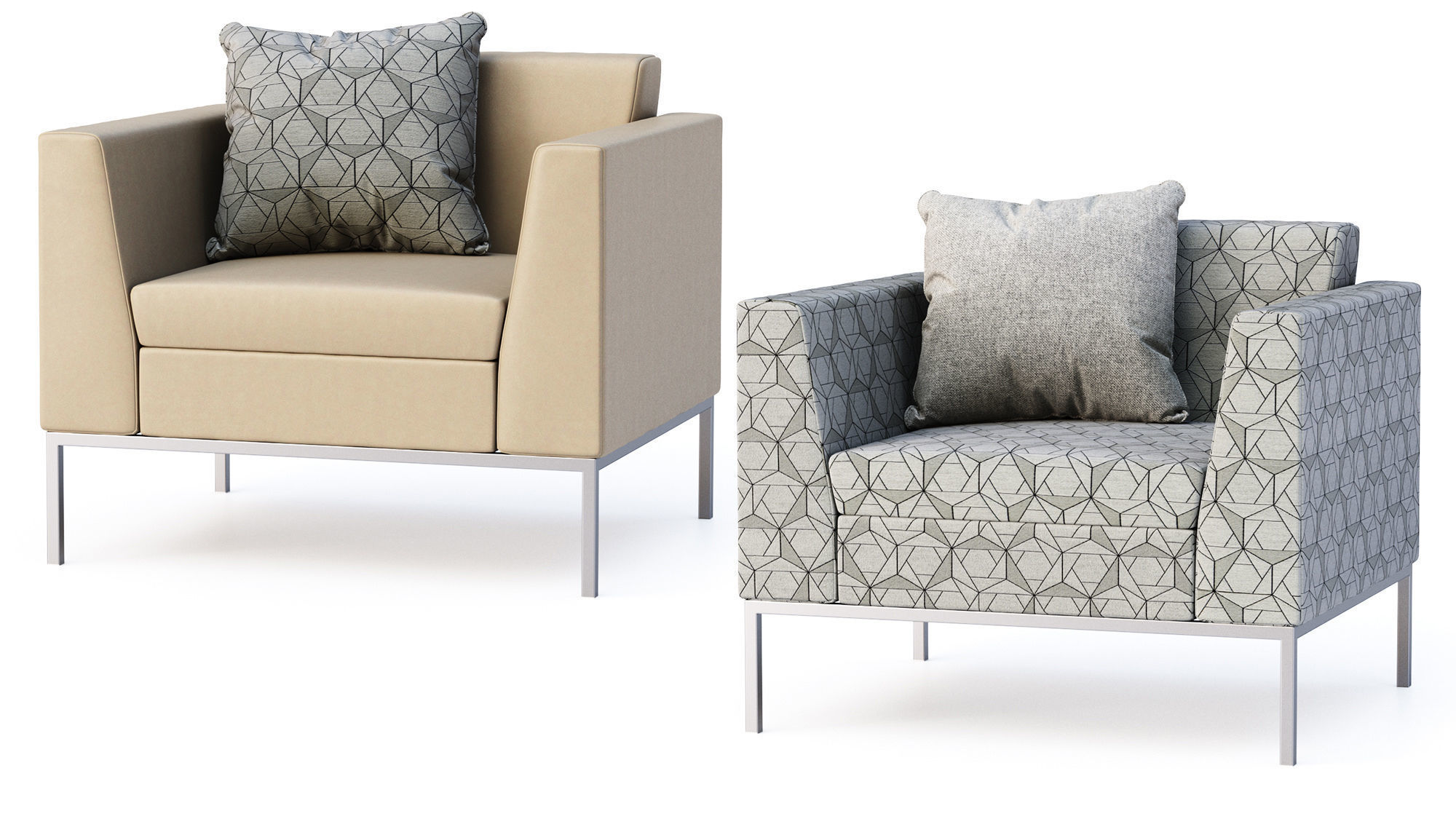 HBF Morgan Lounge Chair 3D model | CGTrader