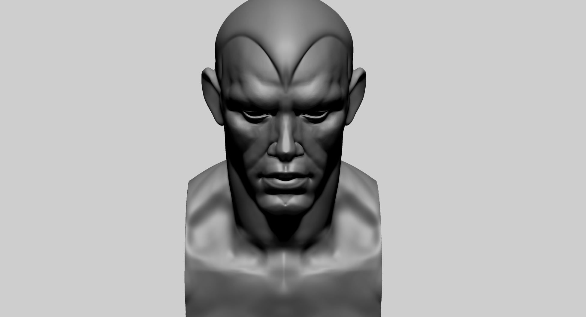 Base Male Head G 3D model | CGTrader