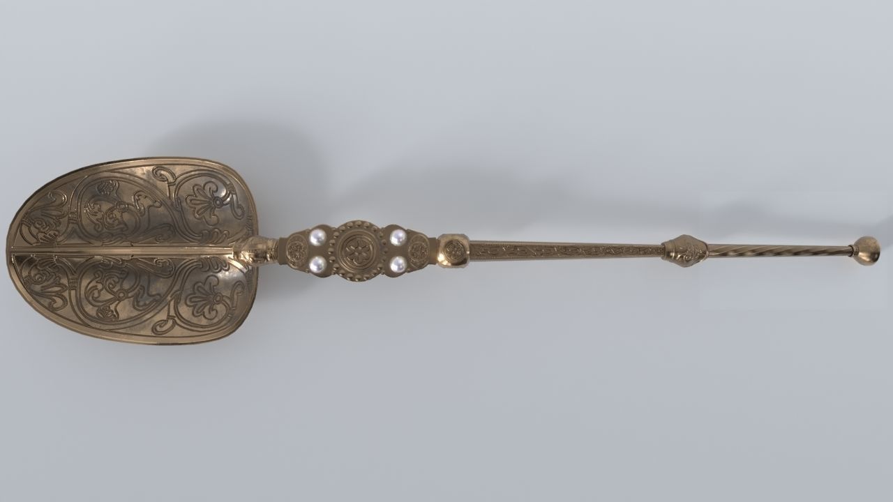 3D model Anointing Spoon British Crown Jewels VR / AR / low-poly | CGTrader