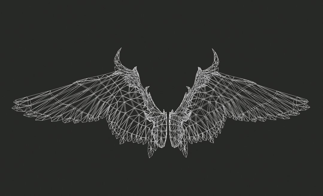 3D model Angel Wing VR / AR / low-poly | CGTrader