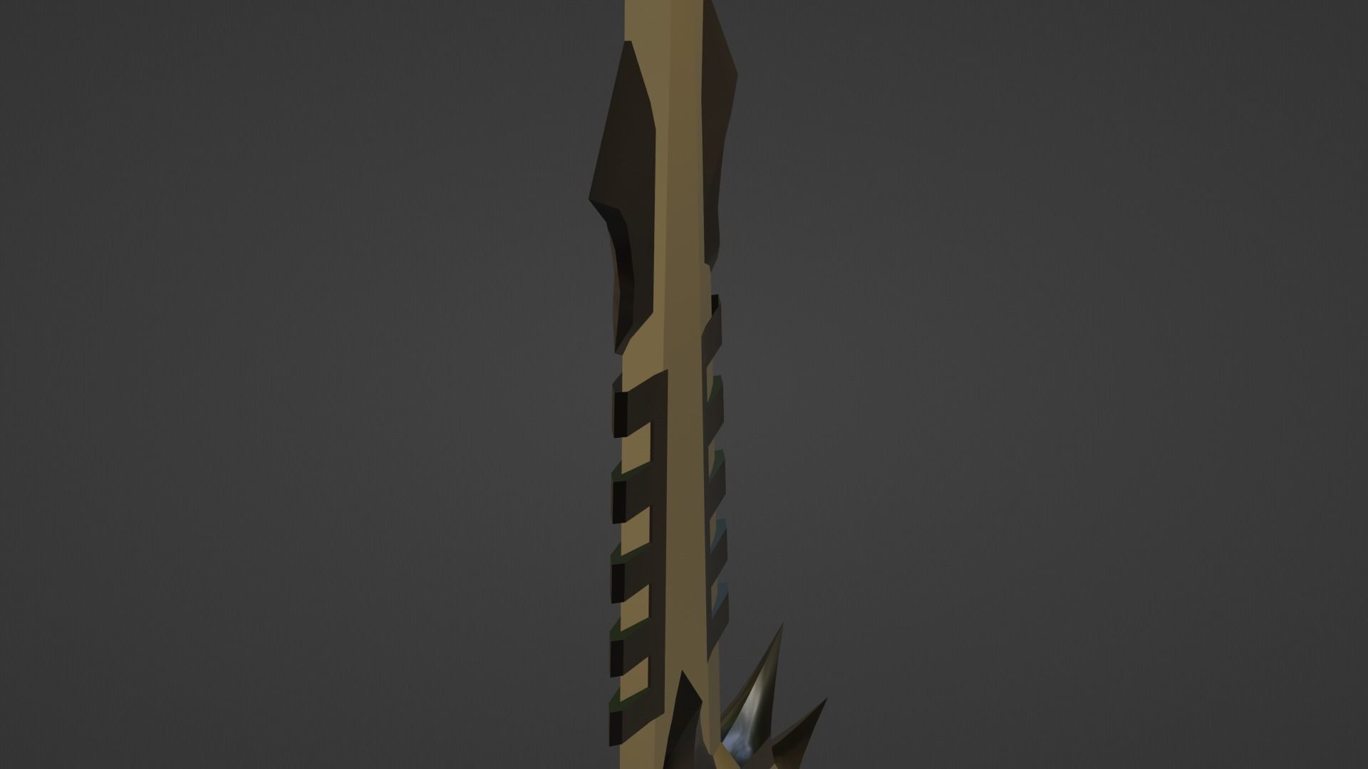 fantasy golden sword free VR / AR / low-poly 3D model | CGTrader