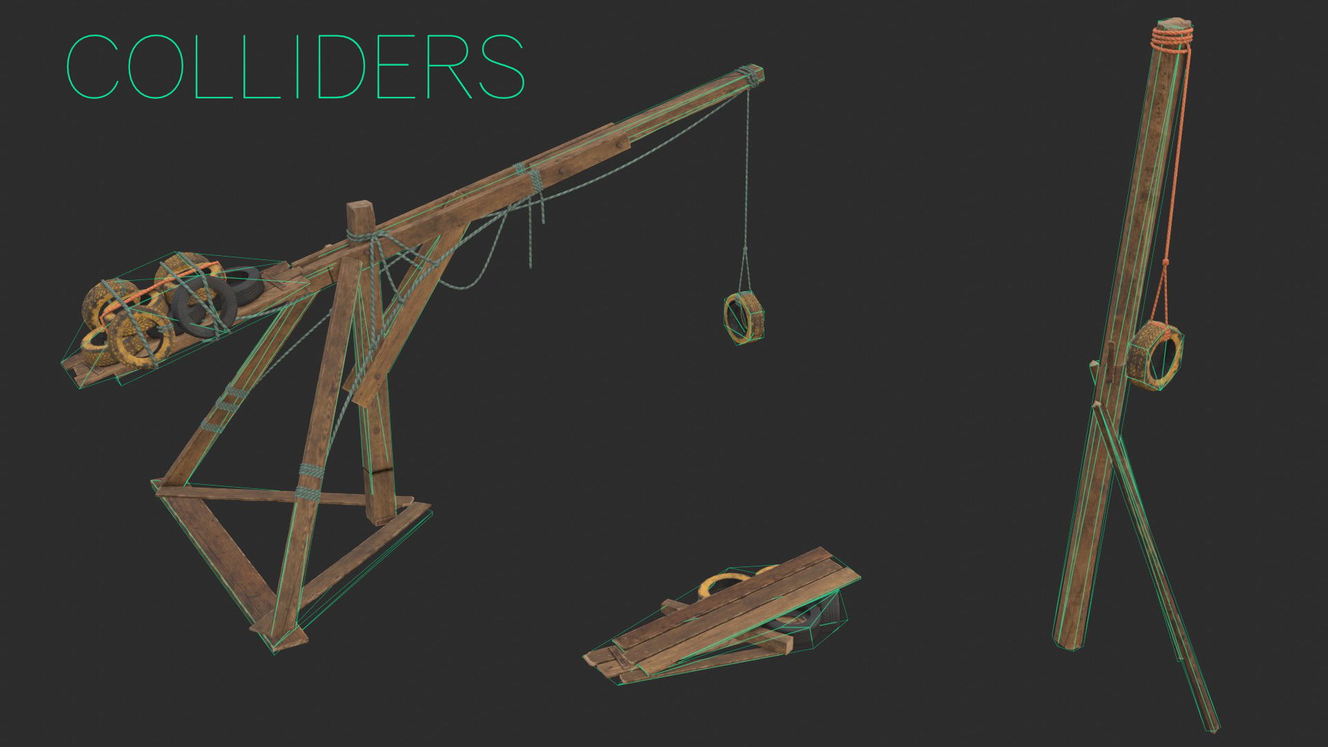 3D model Modular Wooden Jetty VR / AR / low-poly | CGTrader